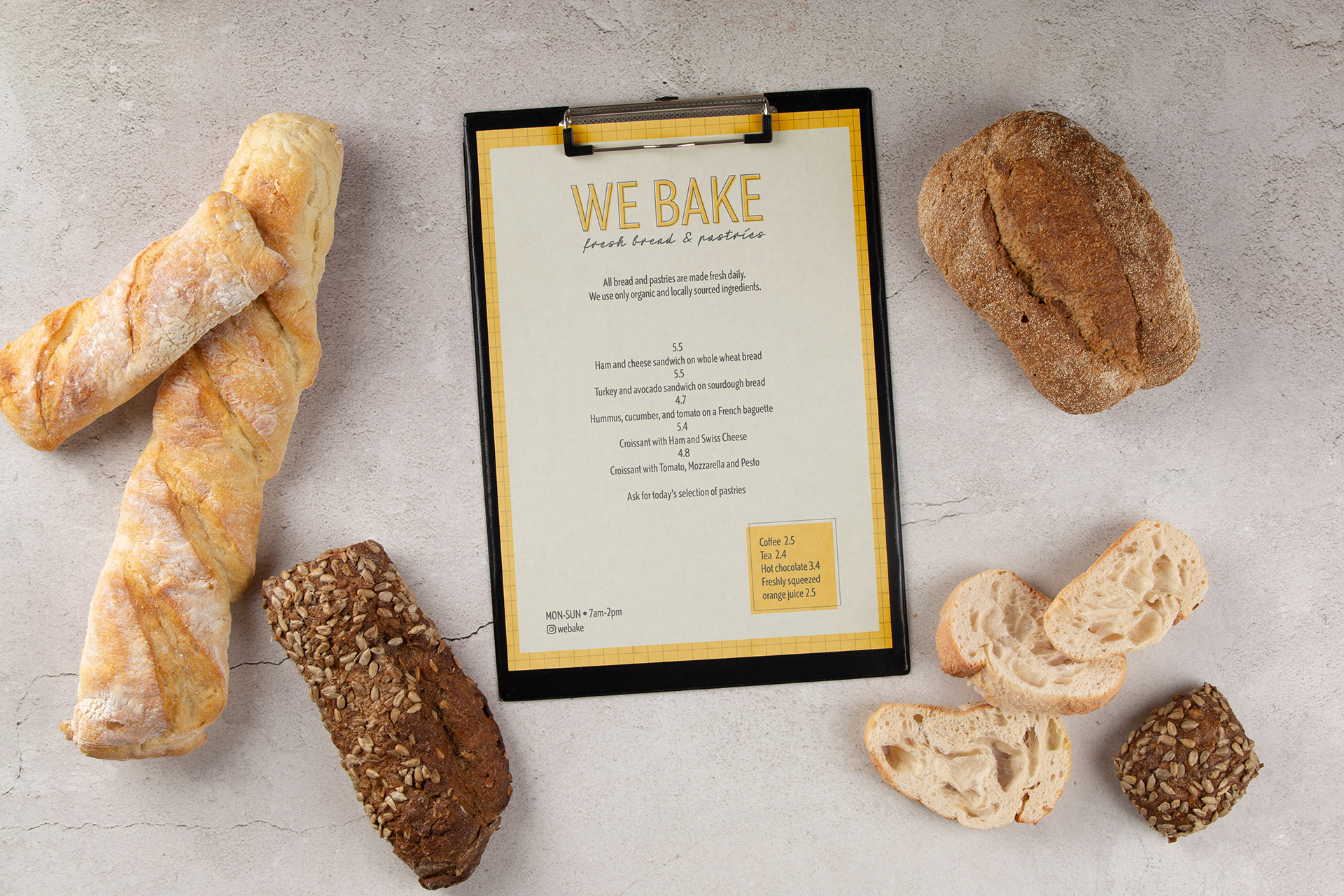Dominika Krasnicka - We Bake Bakery Brand Identity
