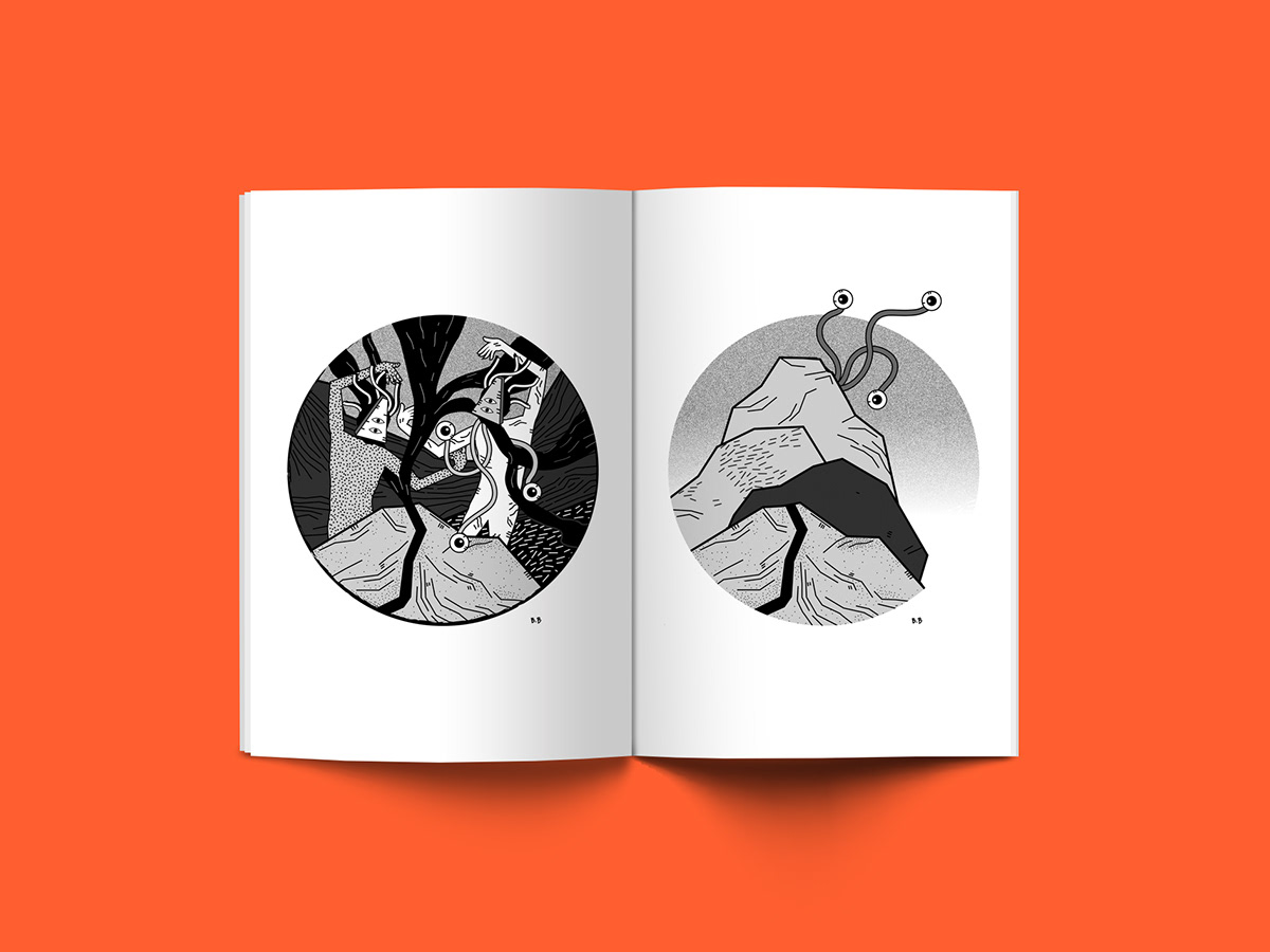 SHAUN HILL // ILLUSTRATION & DESIGN - BAT BUTT #4 ZINE B