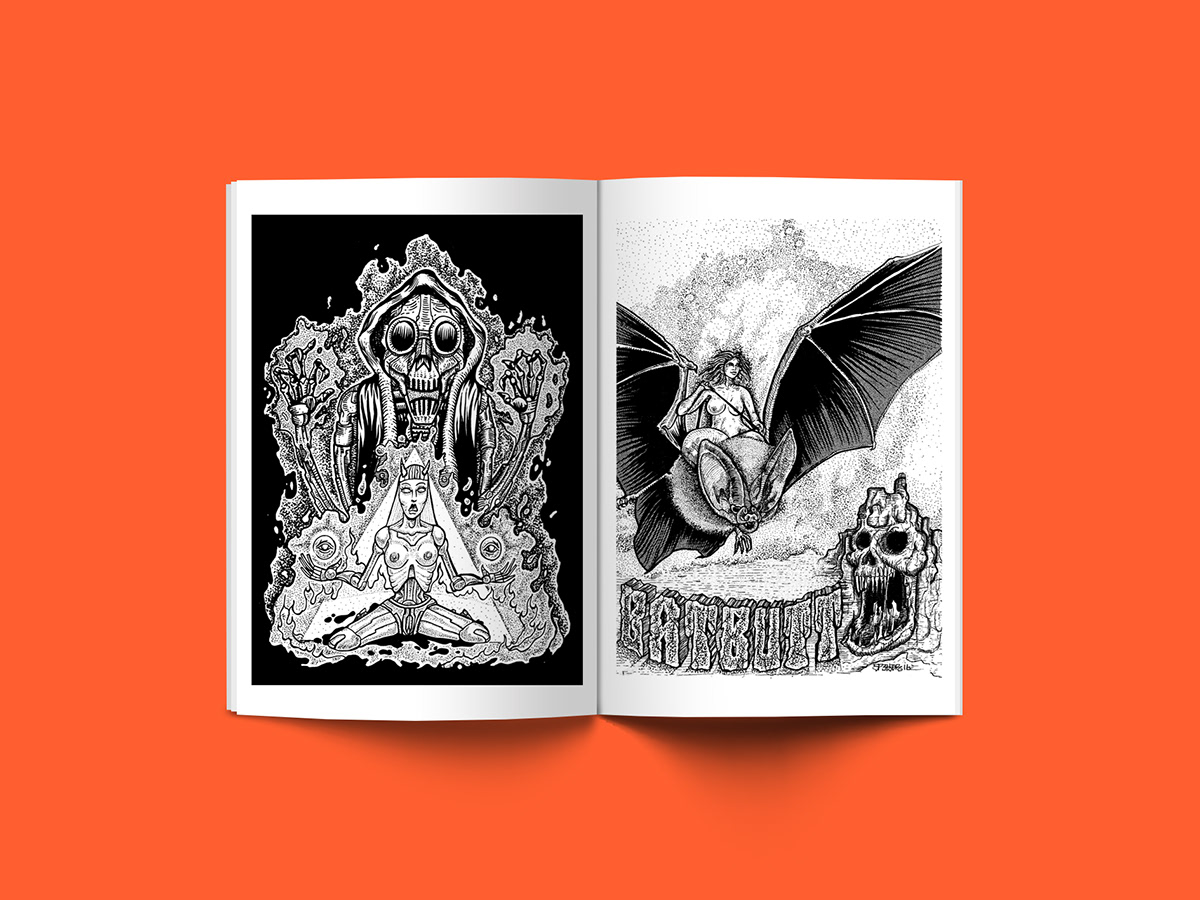 SHAUN HILL // ILLUSTRATION & DESIGN - BAT BUTT #4 ZINE B