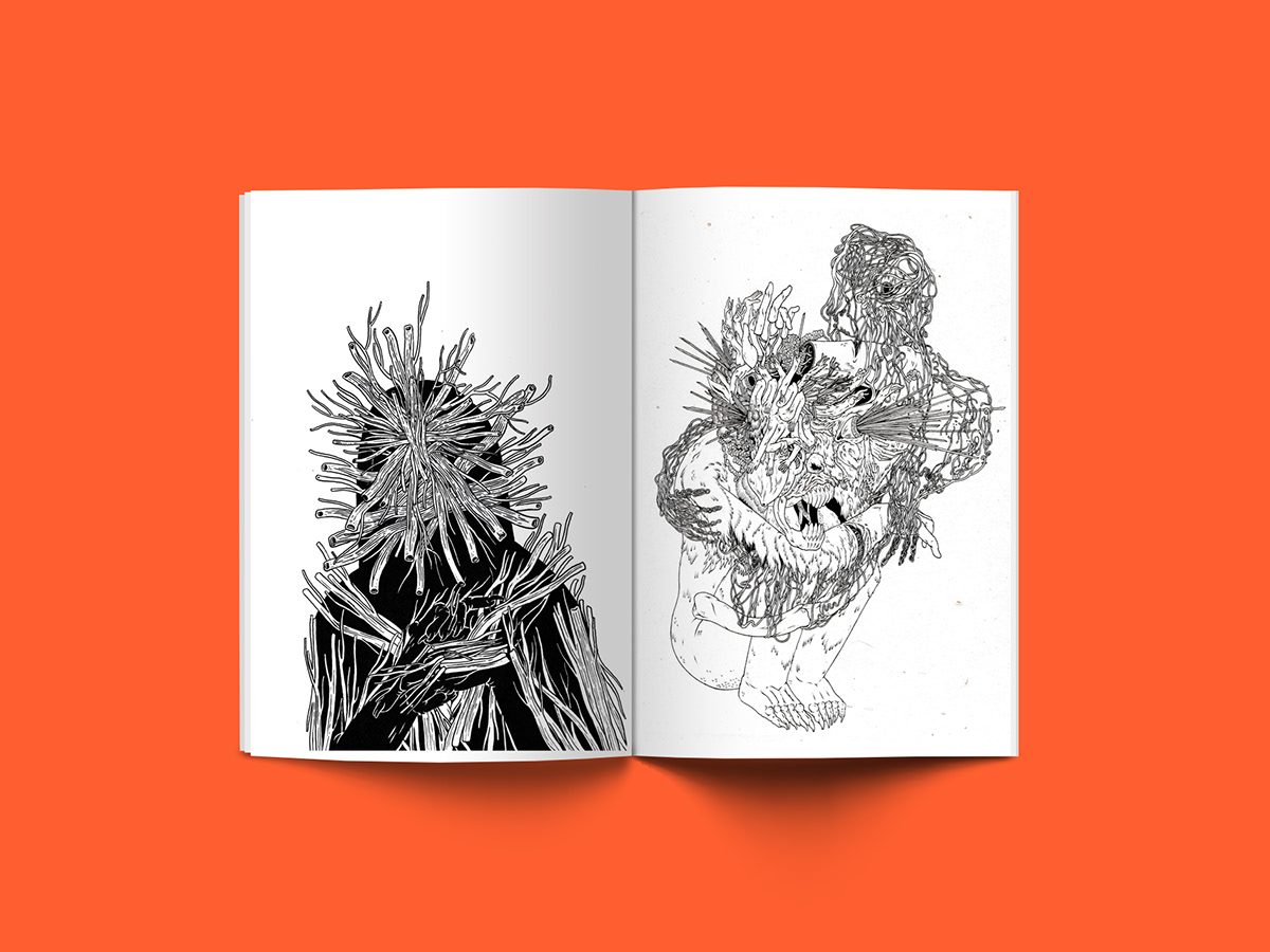 SHAUN HILL // ILLUSTRATION & DESIGN - BAT BUTT #4 ZINE B