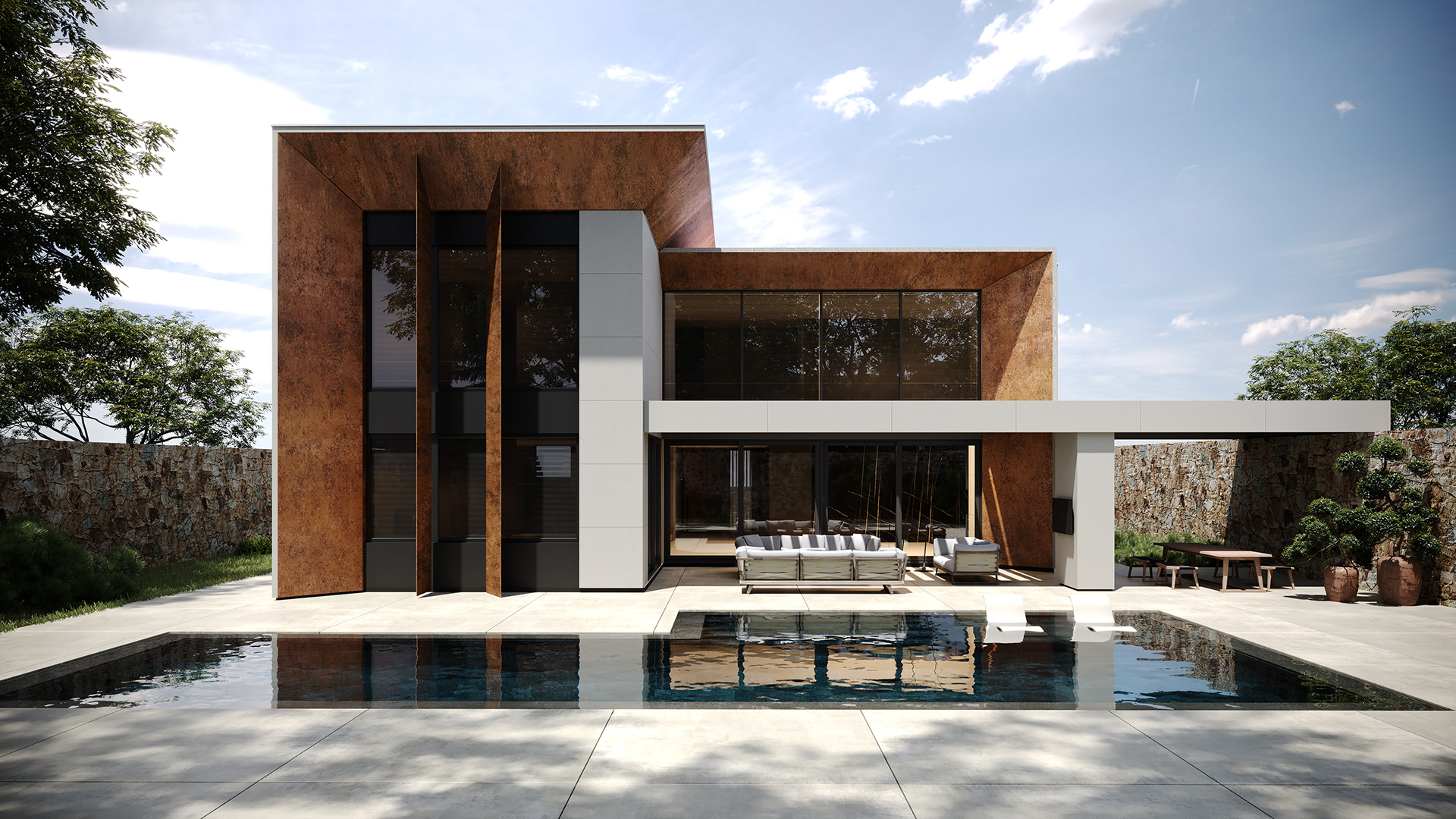 archformstudio - CORTEN HOUSE