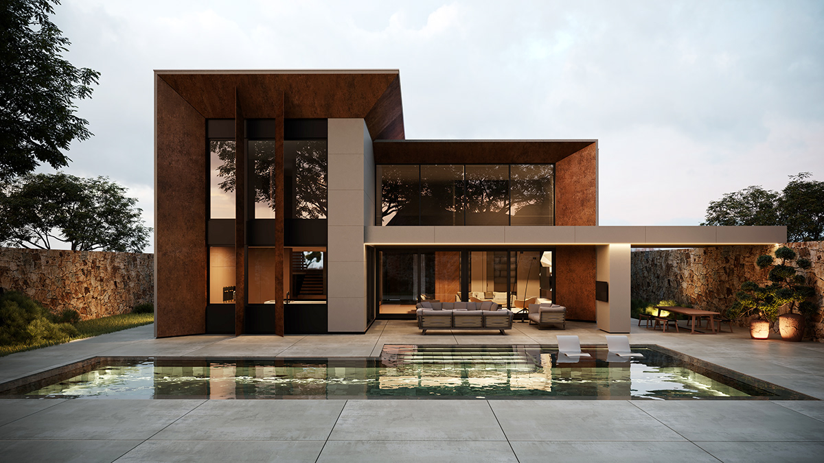 archformstudio - CORTEN HOUSE