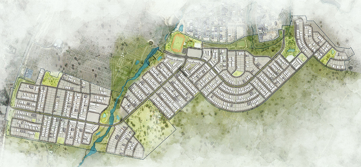 UrbanIX.Studio - Googong Masterplan