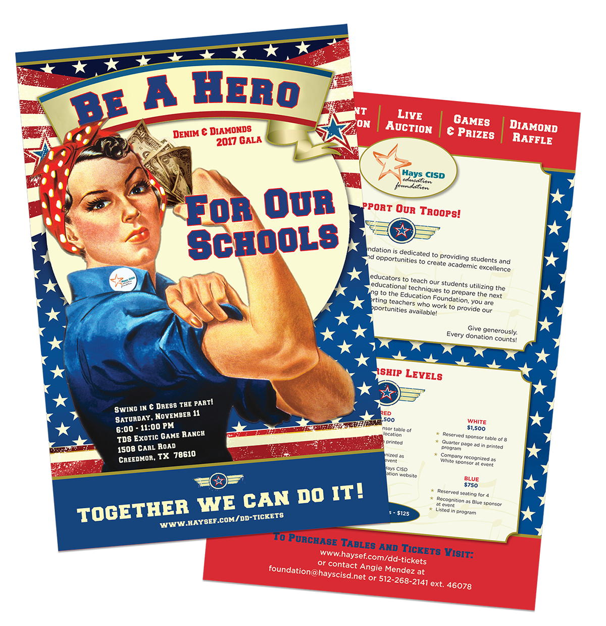 Christine Sykes - USO Themed Invitation