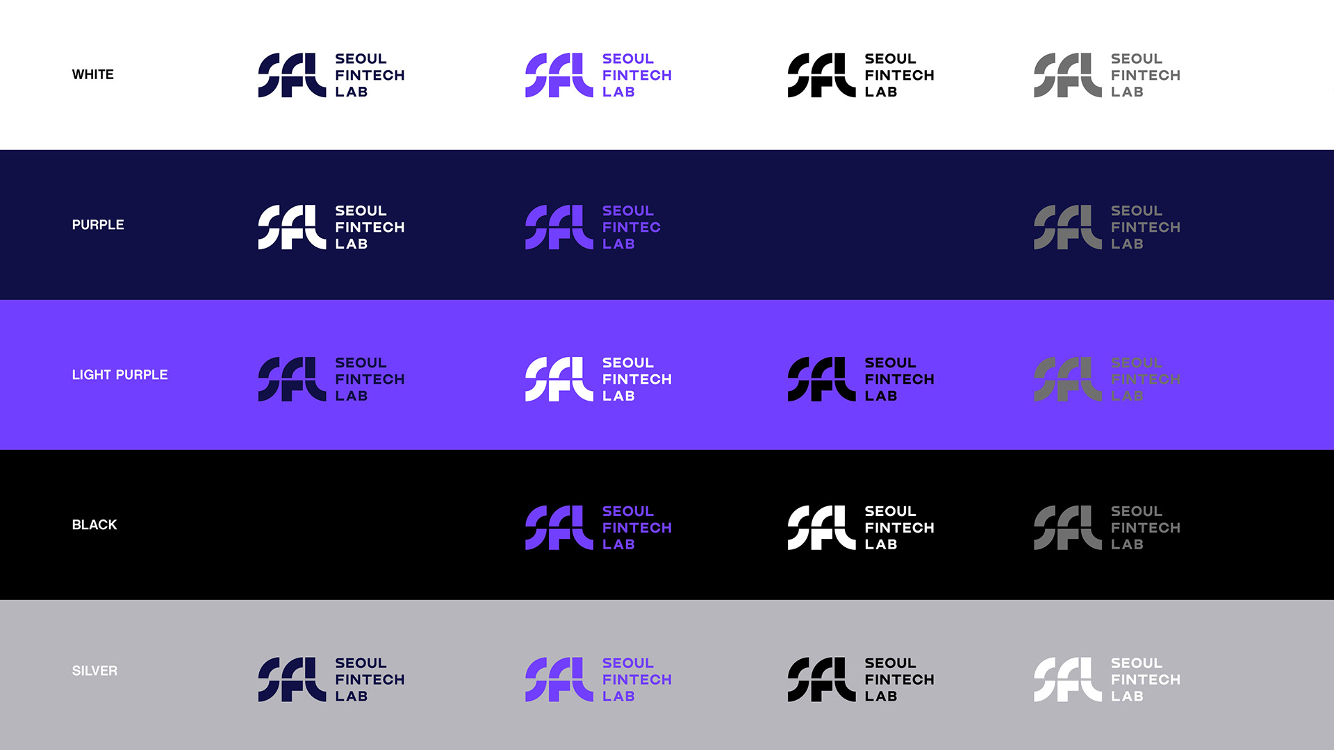 LAY.D STUDIO - SEOUL FINTECH LAB BRAND IDENTITY DESIGN