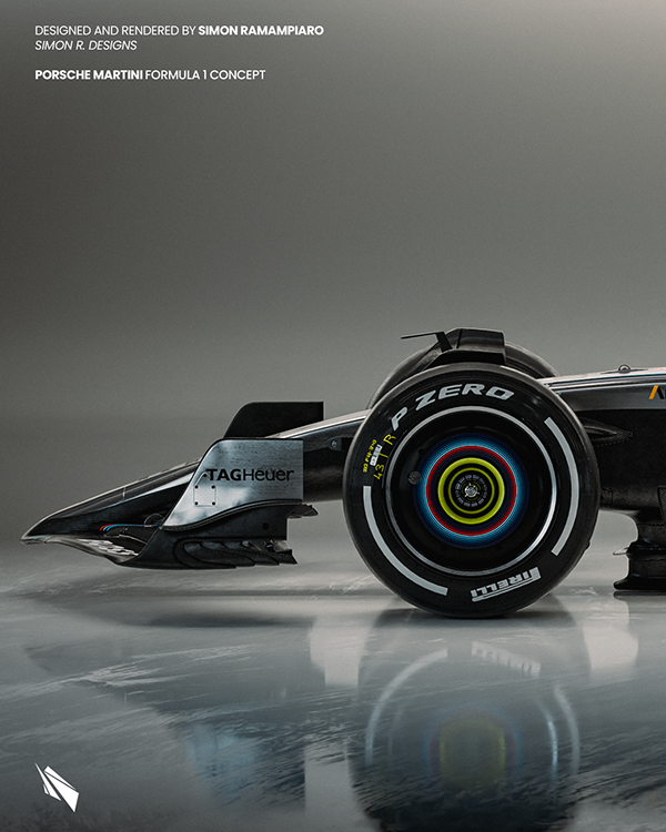 Simon R. Designs - Porsche Martini F1 Concept / Proposal Livery