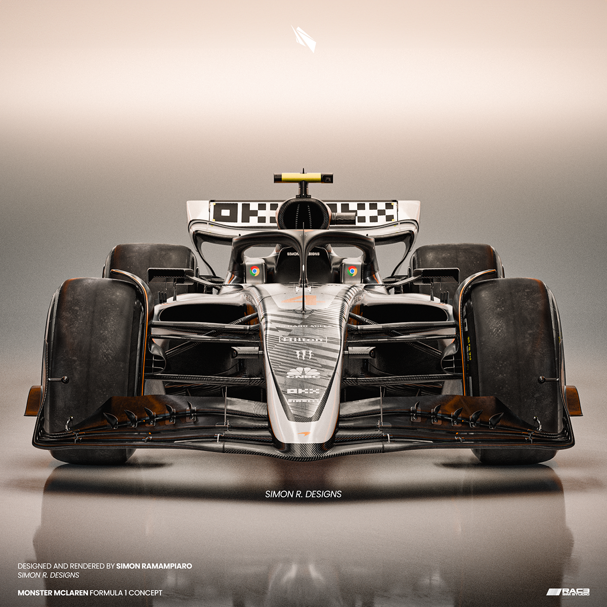 Simon R. Designs - Monster Energy McLaren F1 Concept Livery