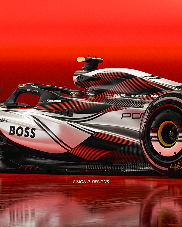 Simon R. Designs - Porsche F1 Livery Concept / Proposal