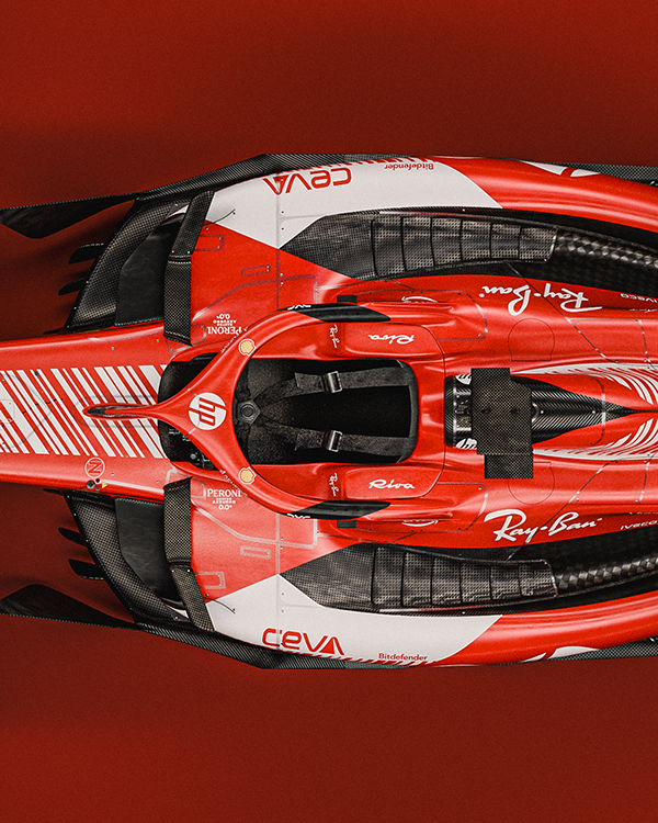 Simon R. Designs - Ferrari 2025 F1 Livery Concept / Scuderia Ferrari HP