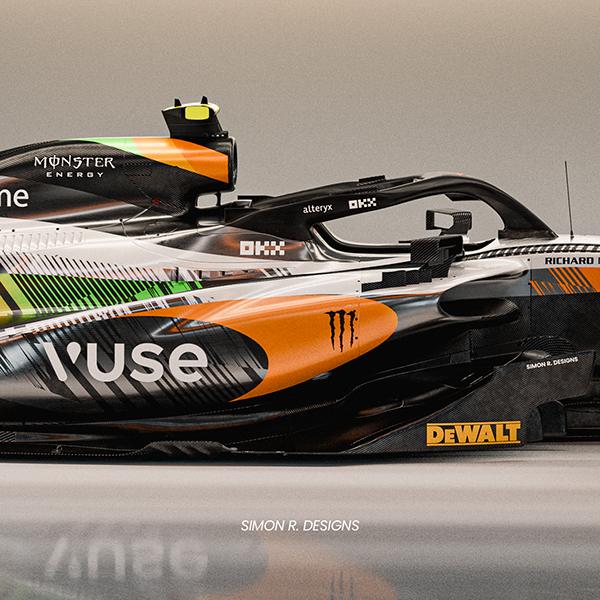 Simon R. Designs - Monster Energy McLaren F1 Concept Livery
