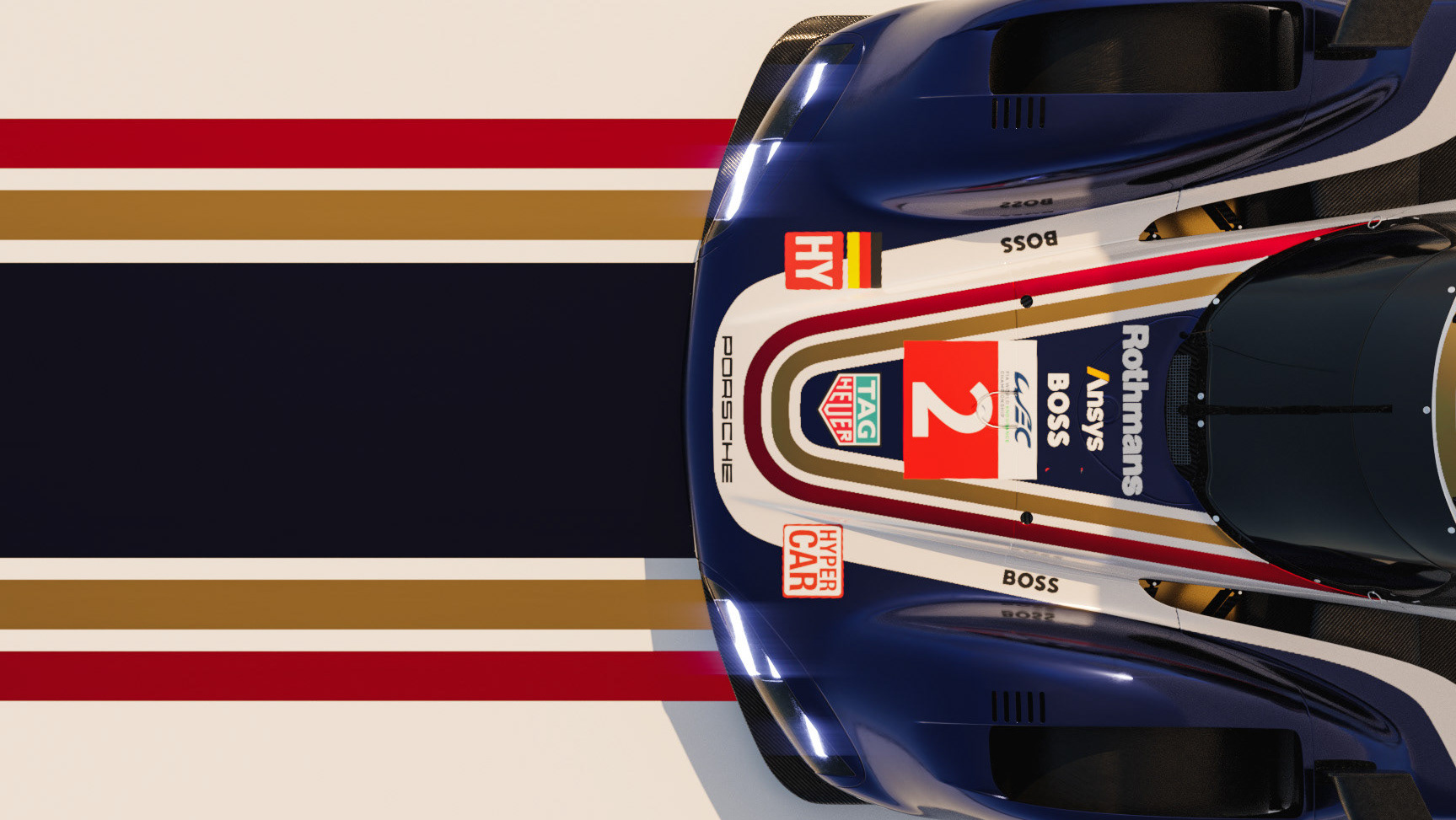 Simon R. Designs - Porsche Rothmans LMDH Concept Livery
