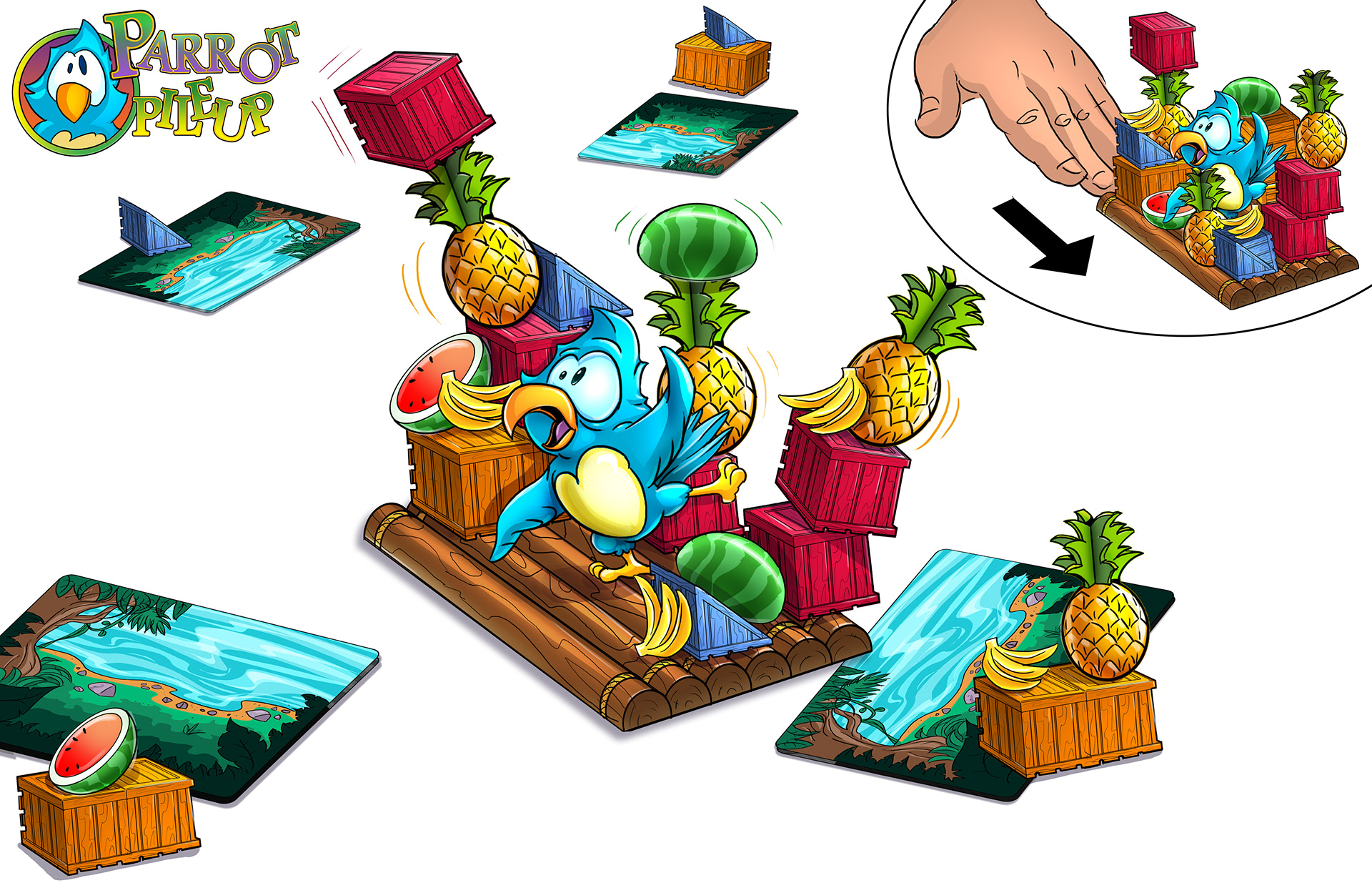 Joe Allard - Mattel Parrot Pile Up Game