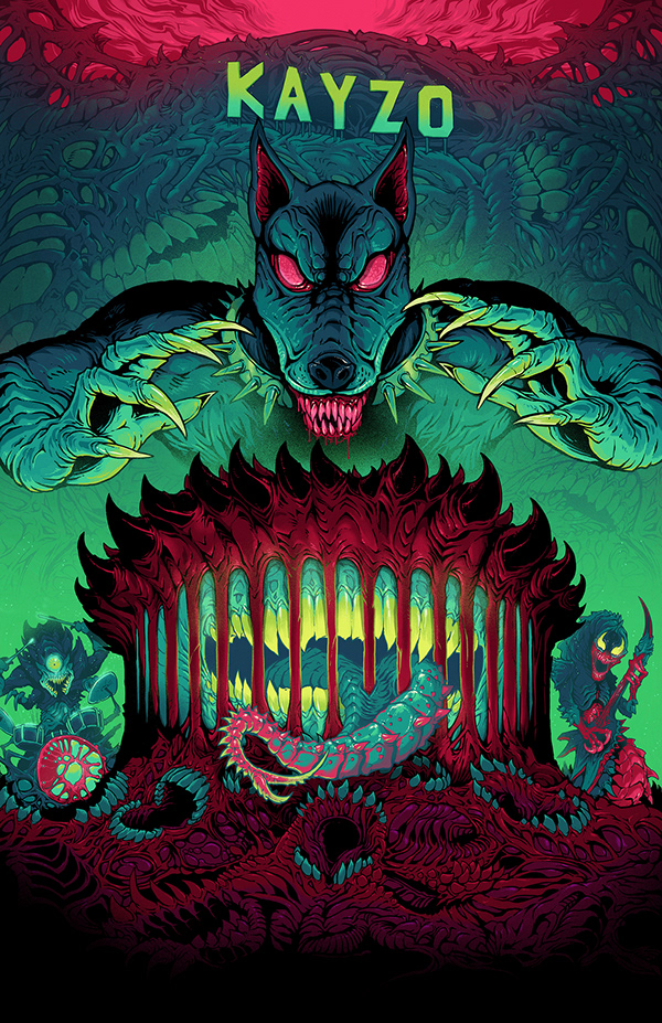 Brock Hofer - KAYZO GIG POSTERS