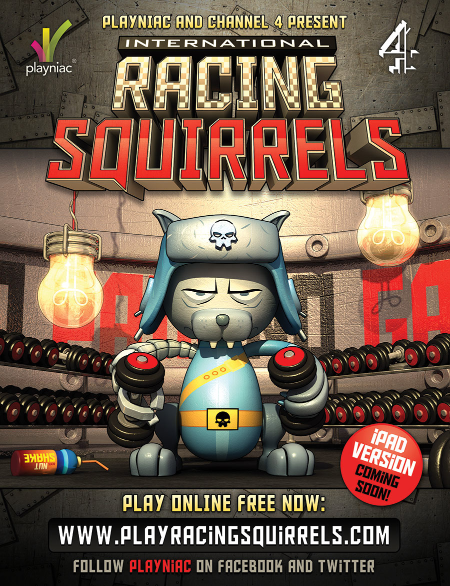 Paul Simpson: Game and UI Artist portfolio - International Racing Squirrels