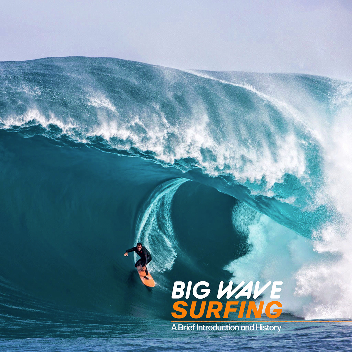 Trent Stuefen - Big wave surfing pamphlet