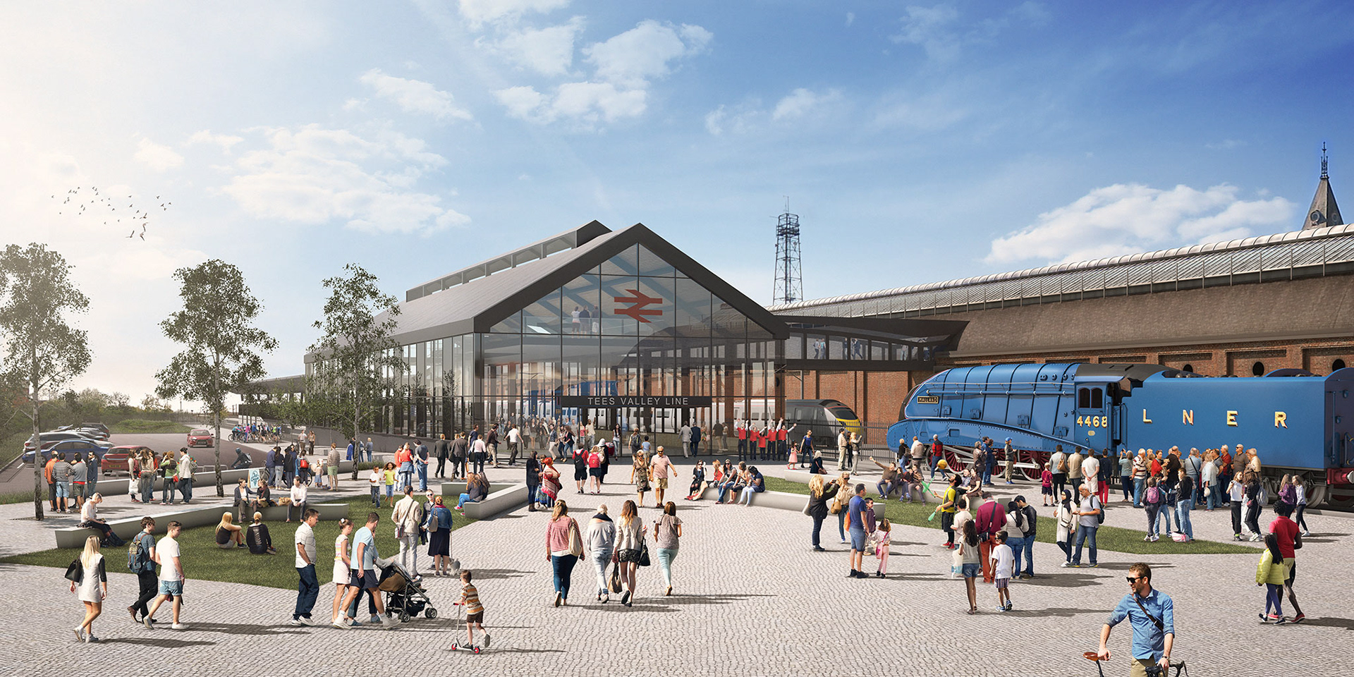 EYELEVEL Creative Design Visualisation - Railway Station Redevelopment EYELEVEL Creative Design Visualisation - Railway Station Redevelopment