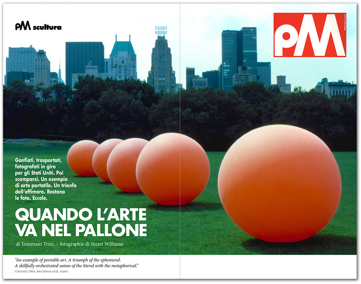Stuart Williams ART - “Five Orange Spheres”