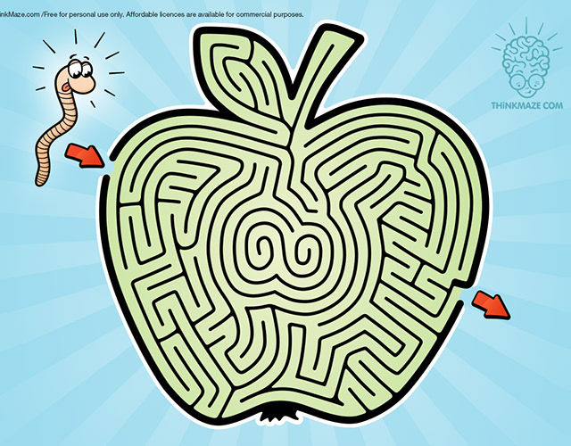 Beautiful FREE mazes for kids and more