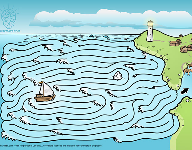 Beautiful FREE mazes for kids and more