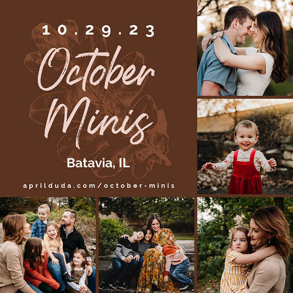 April Duda Photography - Batavia, IL Photographer - October Minis