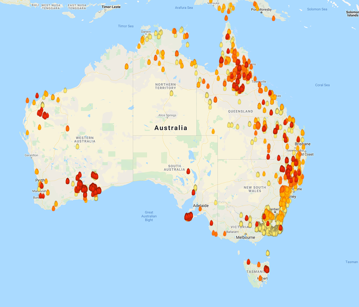 Anthony Hearsey - Australia is Burning / A 3D Visualisation