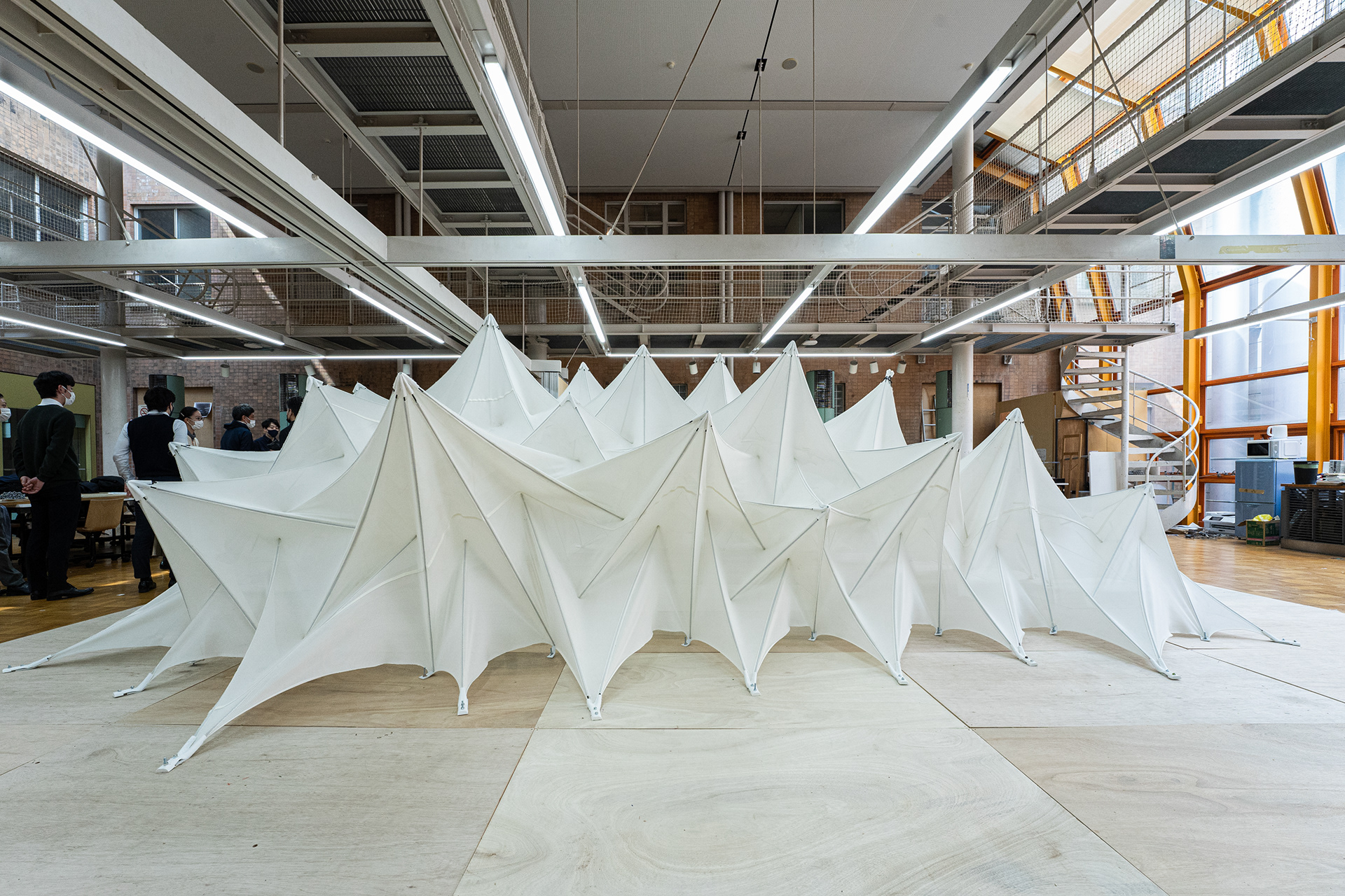 下田悠太 | Yuta Shimoda - Freeform membrane tensegrity