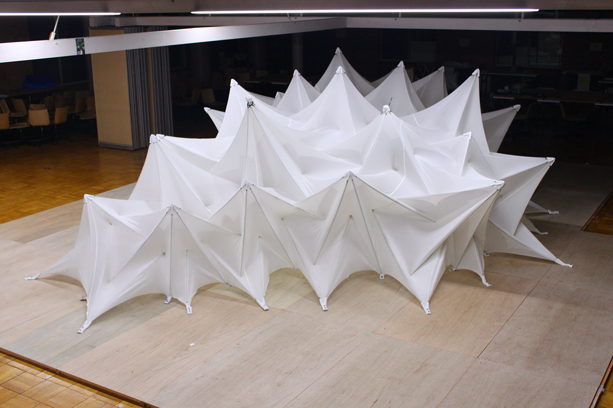下田悠太 | Yuta Shimoda - Freeform membrane tensegrity