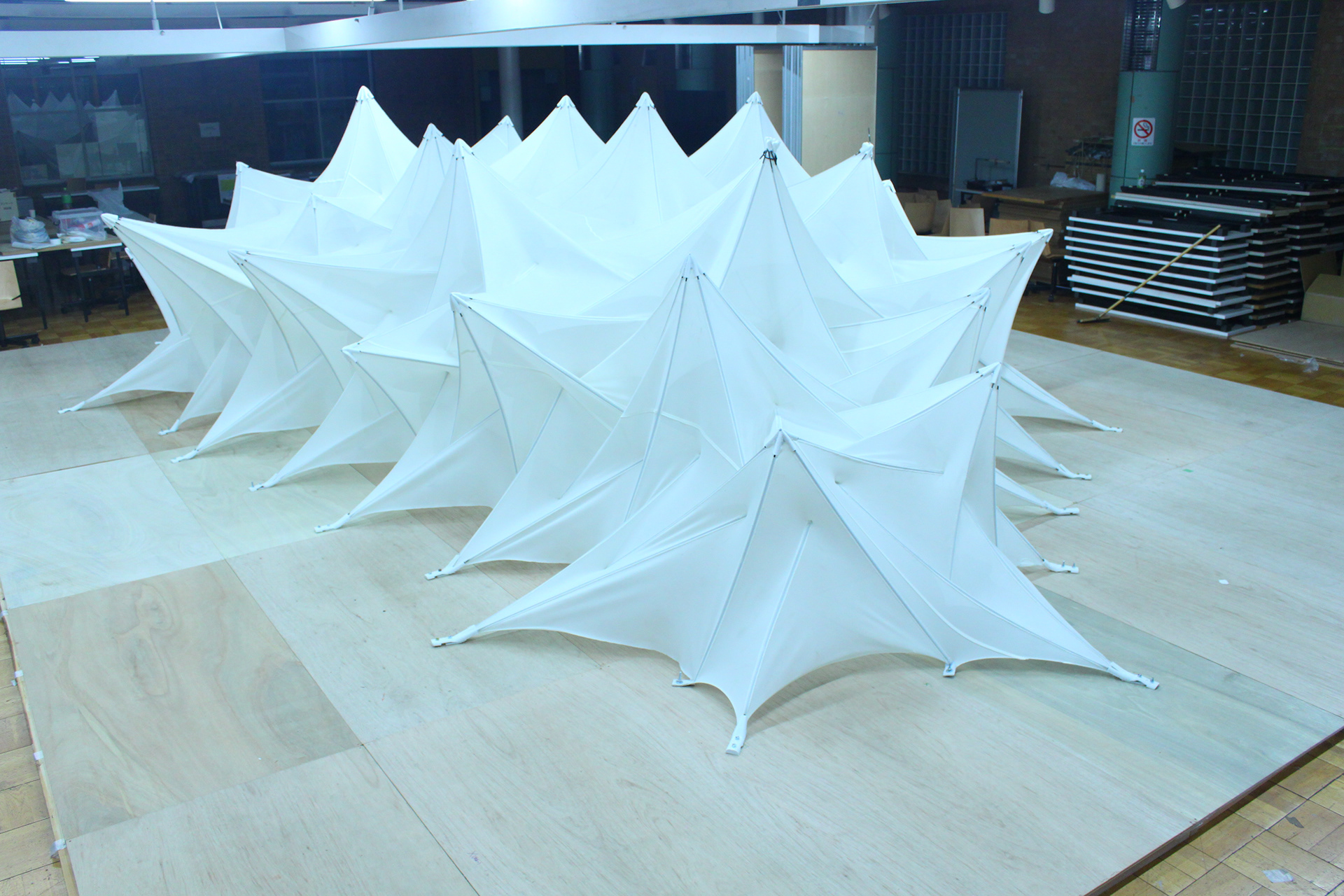 下田悠太 | Yuta Shimoda - Freeform membrane tensegrity