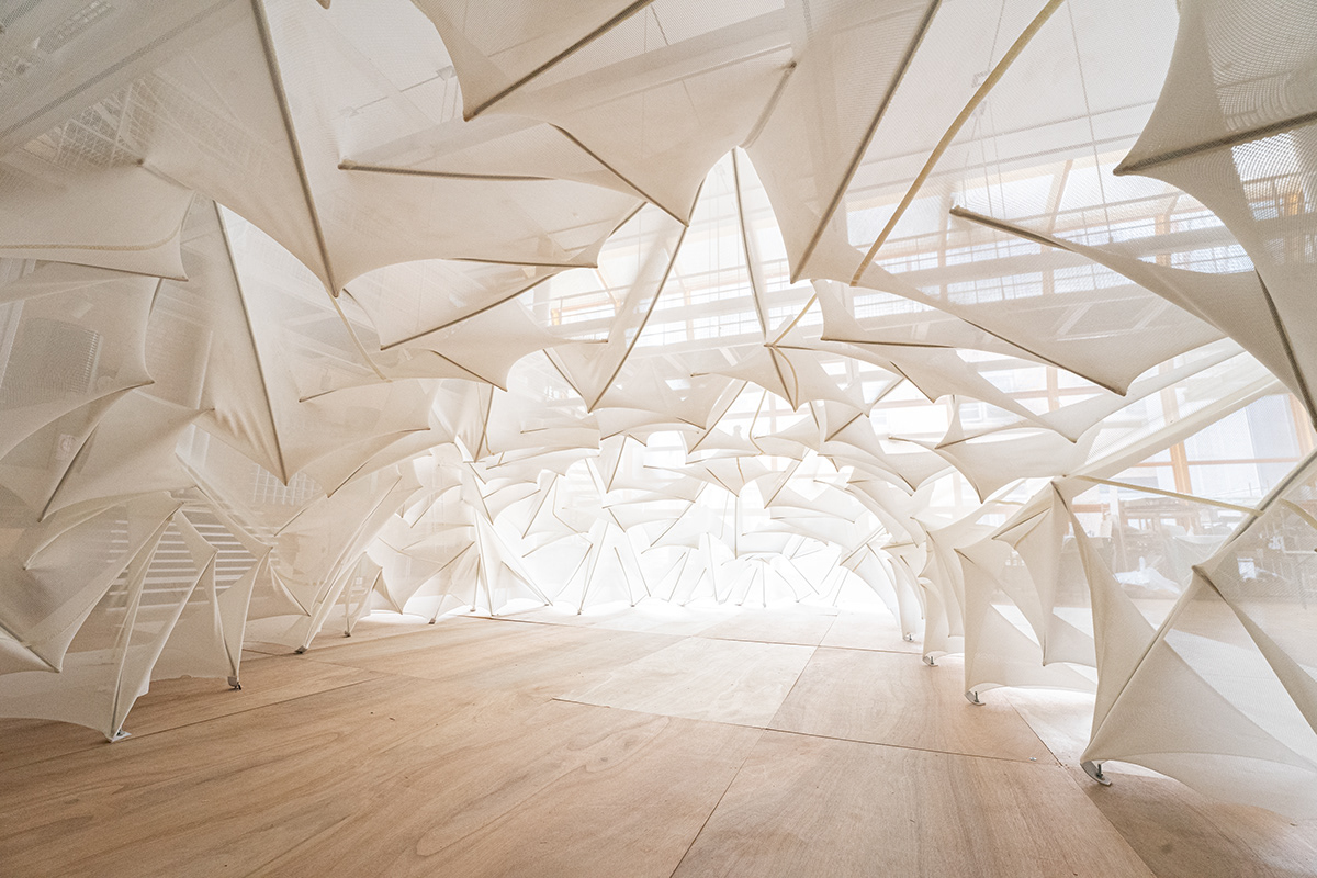 下田悠太 | Yuta Shimoda - Freeform membrane tensegrity