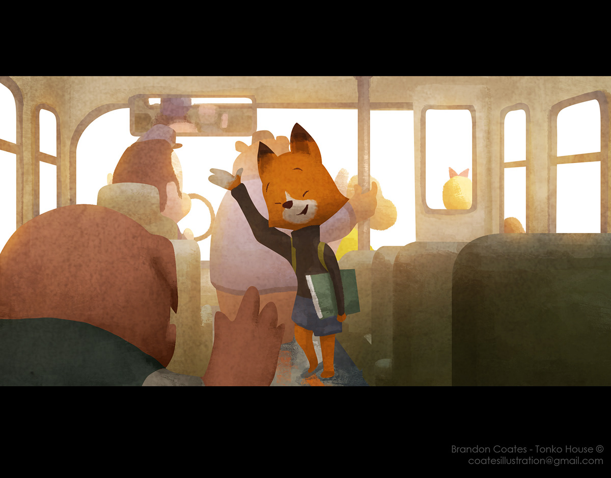 Brandon Coates Illustration - Pixar and Tonko House