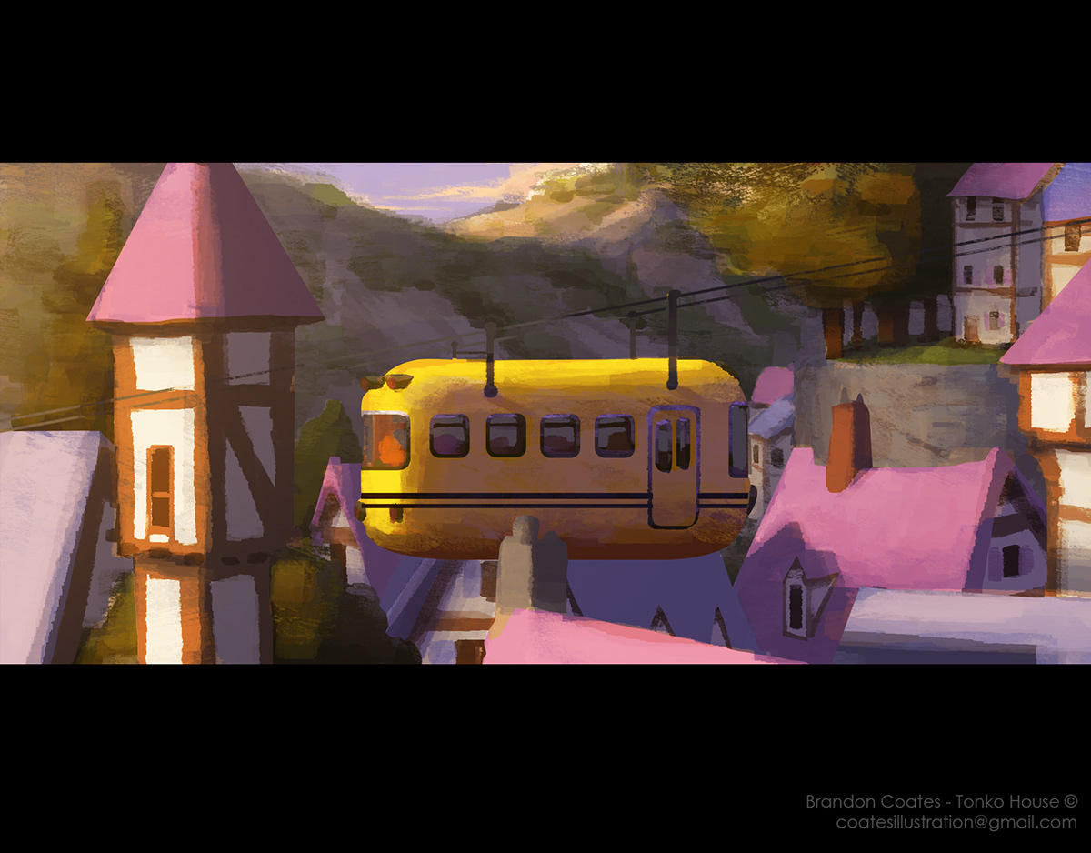 Brandon Coates Illustration - Pixar and Tonko House