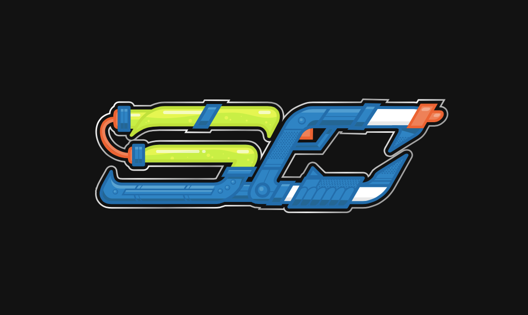 Sal Sansone - CURRY SUPER SOAKER LOGO CONCEPT