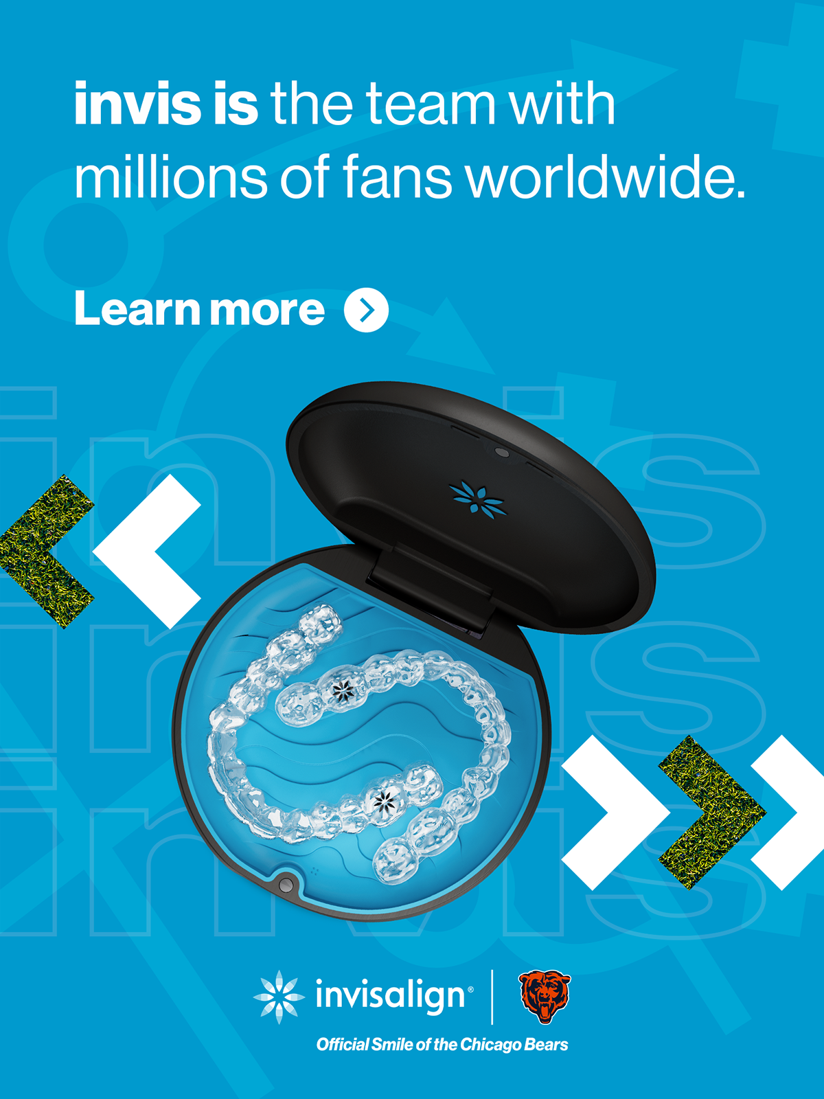 Christian Edwin - Invisalign - NFL Web Banner Redesign