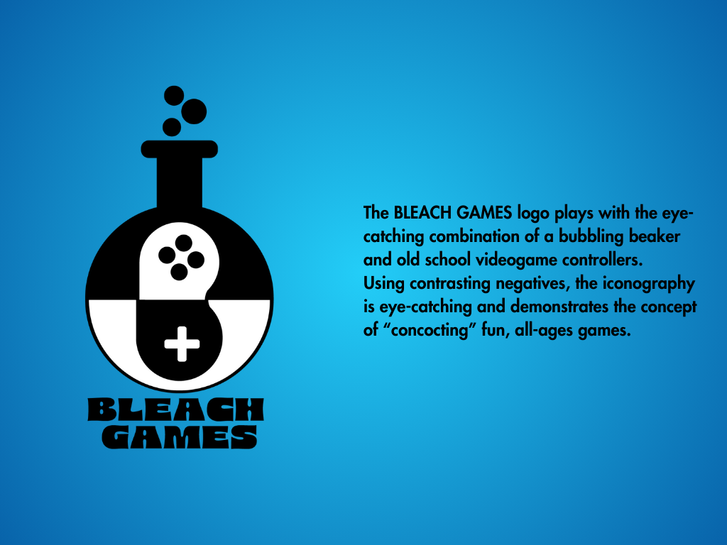 Harper Woods - Bleach Games: Mobile Gaming Company Logo Design