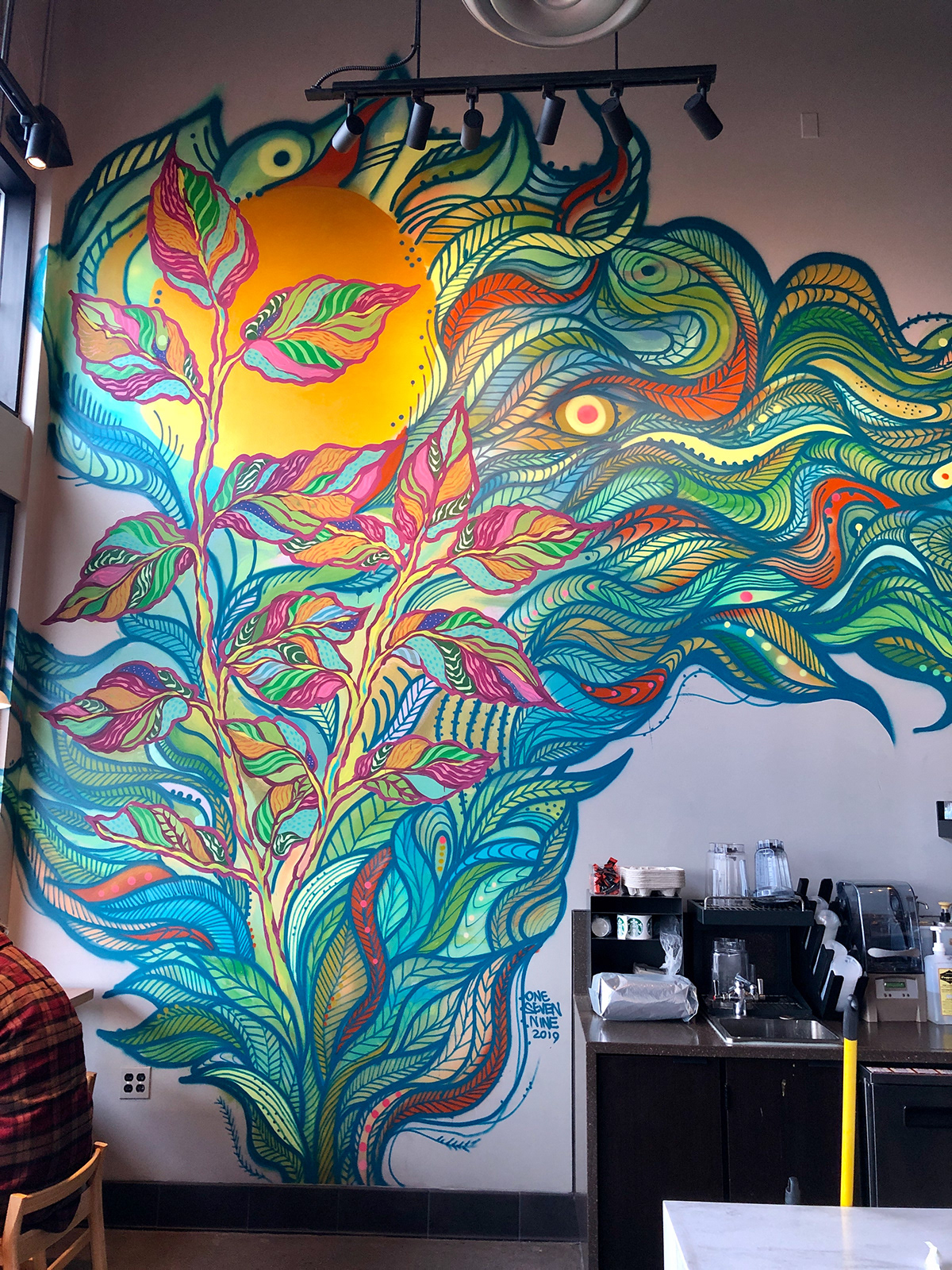 Angelina Villalobos - Coffee Plant Mural