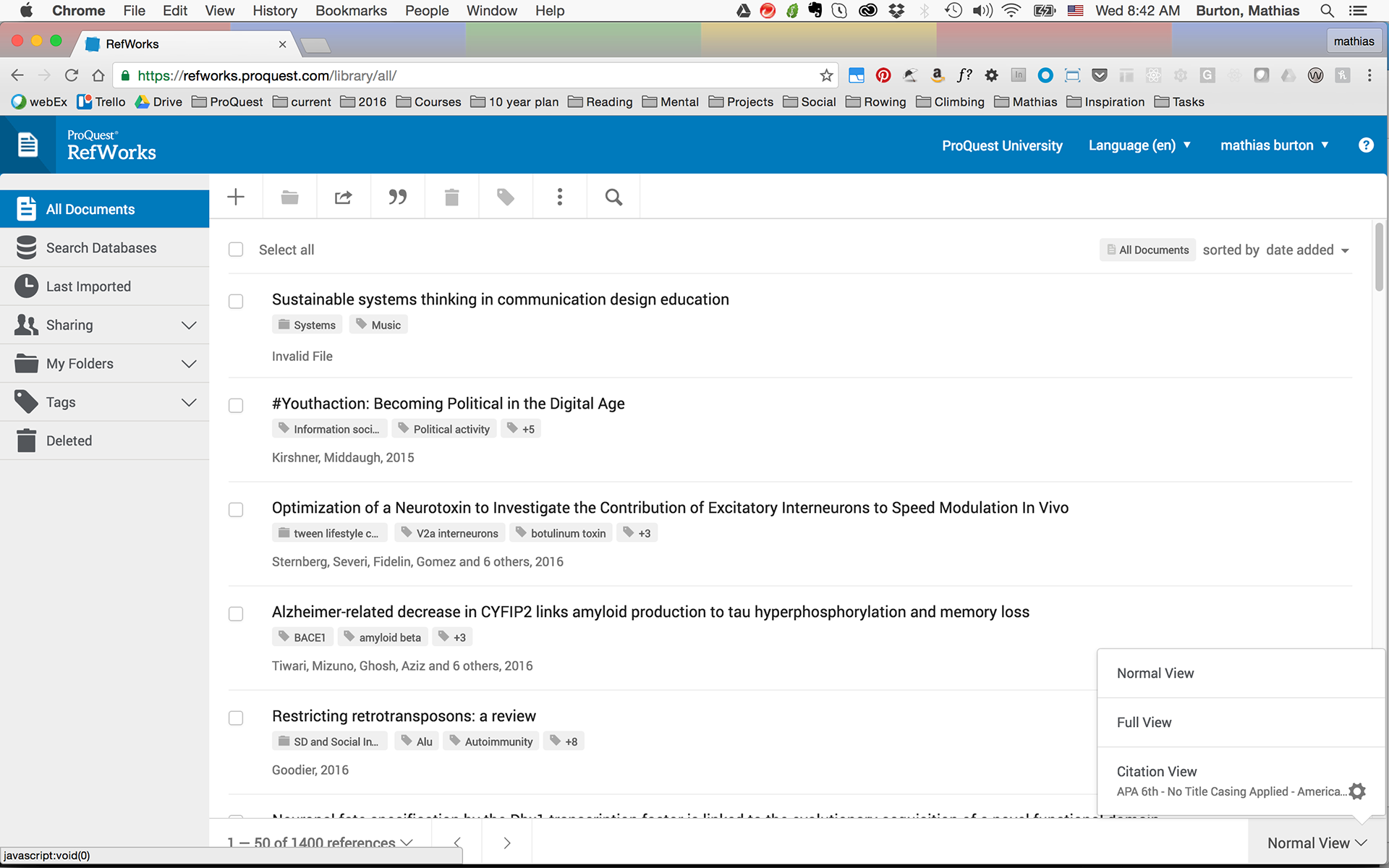 Refworks proquest store