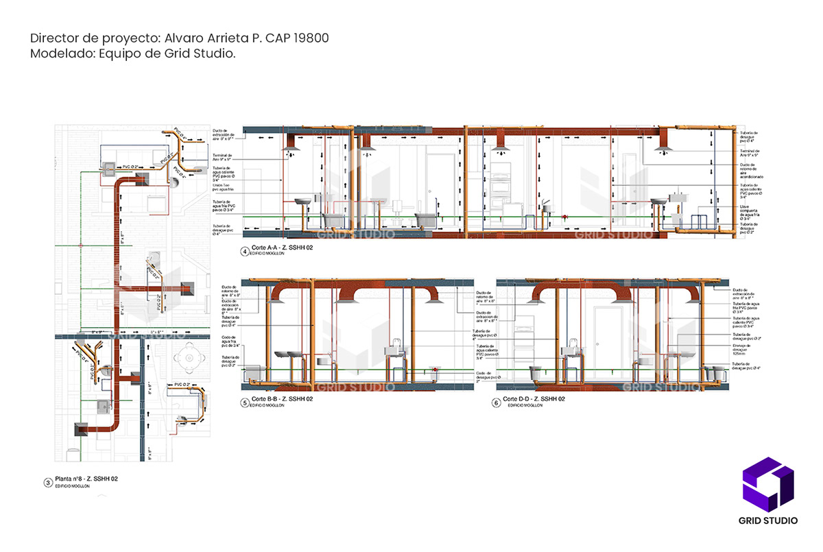 gridstudio - MEP EDIFICIO COMERCIAL MOGOLLÓN