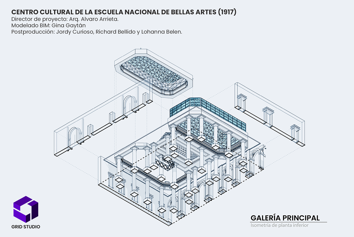 gridstudio - CENTRO CULTURAL DE LA ESCUELA NACIONAL DE BELLAS ARTES gridstudio - CENTRO CULTURAL DE LA ESCUELA NACIONAL DE BELLAS ARTES