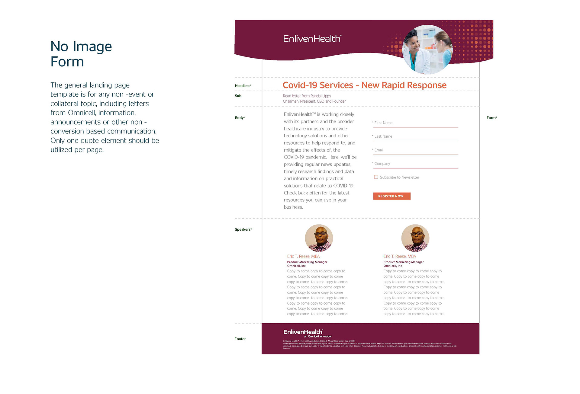 Michele Anderson - Email template design for Pardot system