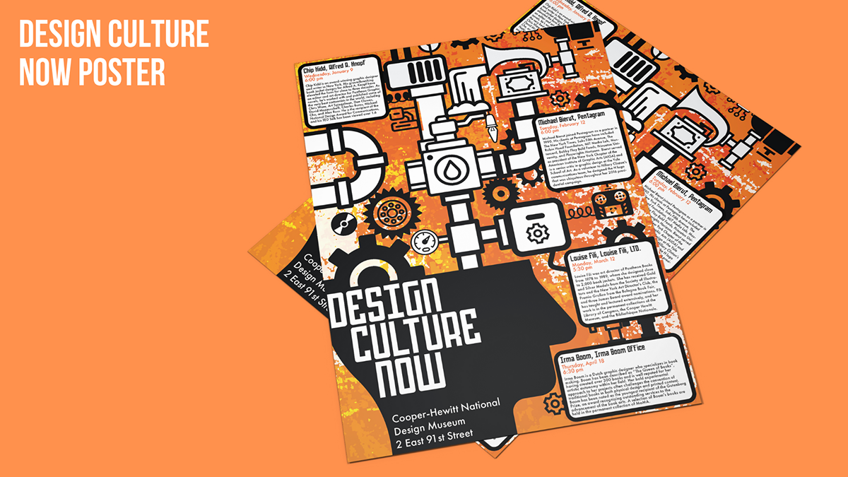 Joel Clarke - Design Culture Now Poster