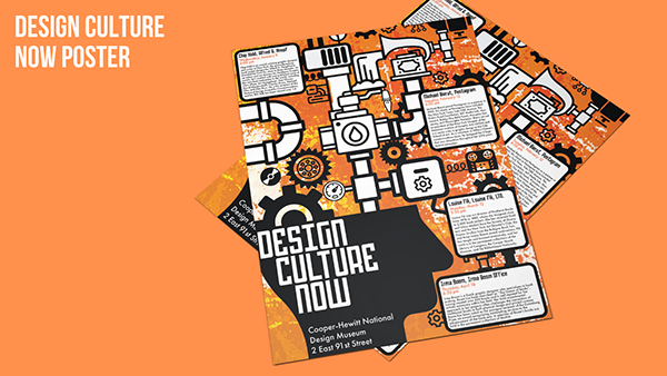 Joel Clarke - Design Culture Now Poster