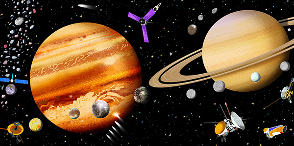 Peter Donnelly - Fold-out Solar System