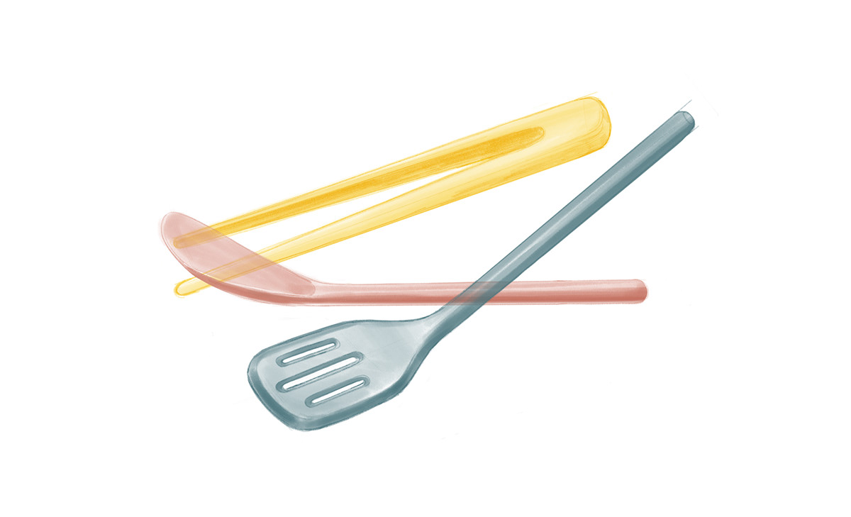 isy studio - Magnet Kitchen Utensil Set
