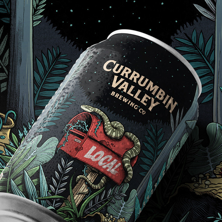 Pedro Correa Illustrator - Hous Pocus psychedelic beer labels