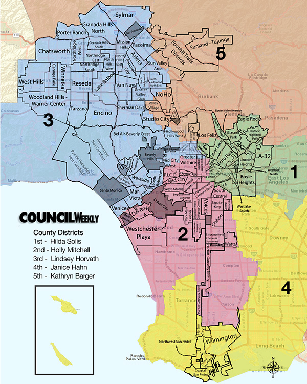 Council Weekly - CITY/COUNTY MAP (LA)