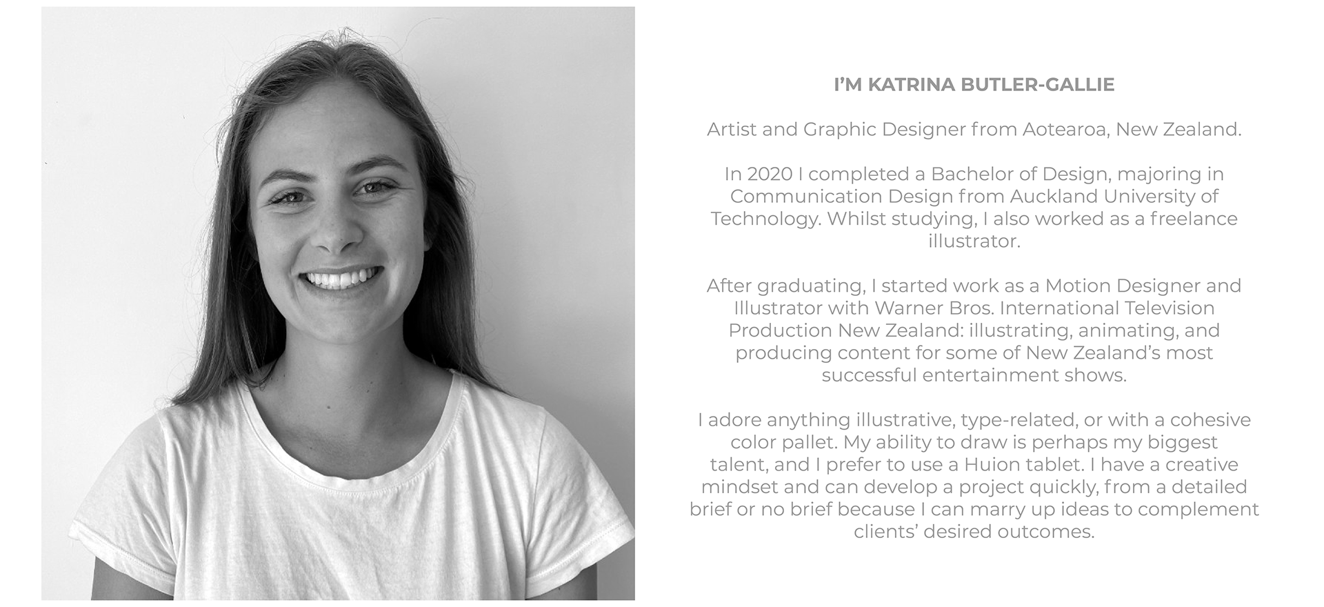 katrina Butler-gallie - About