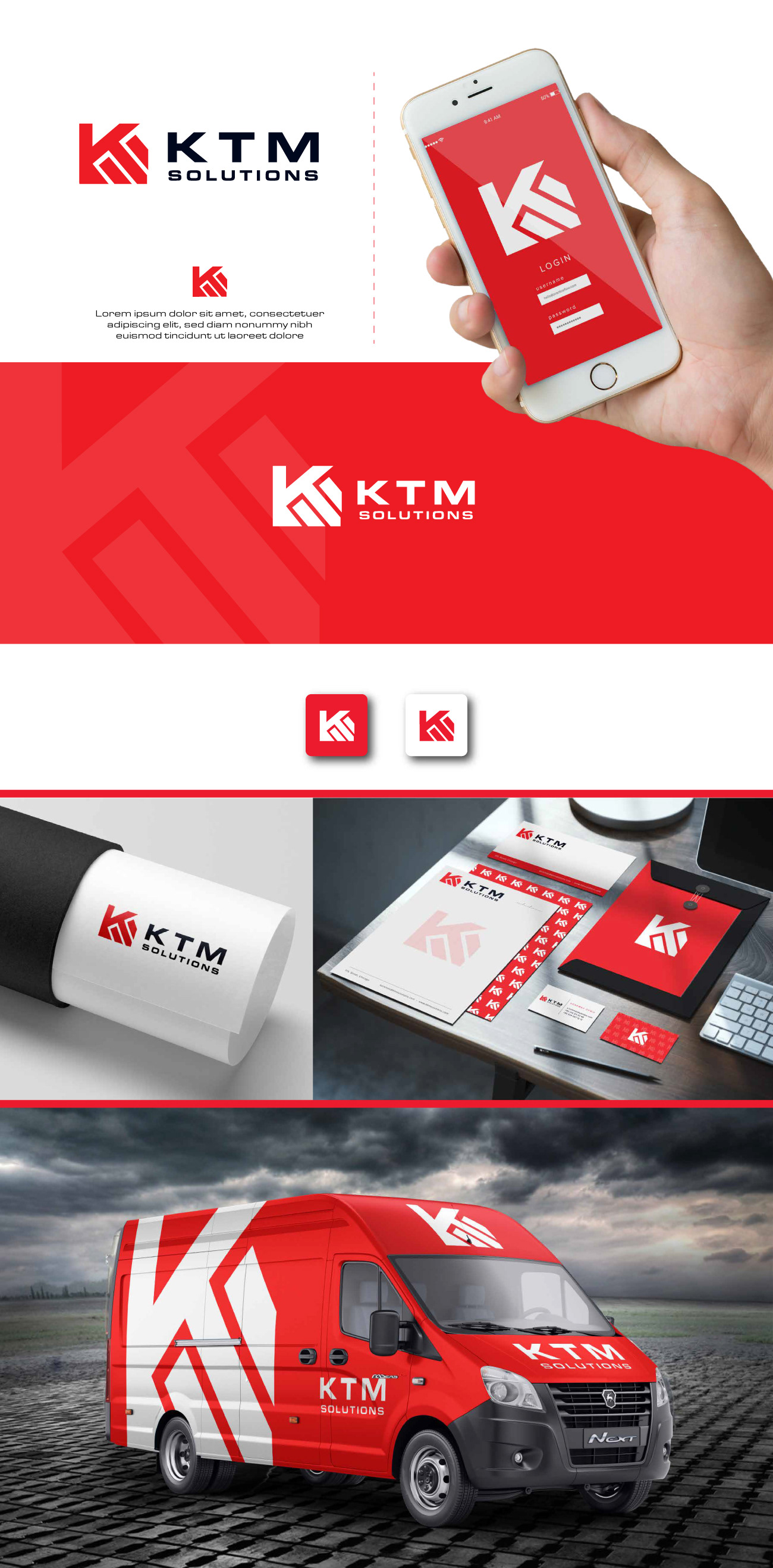 logicstudio - KTM Solutions Brand Identity