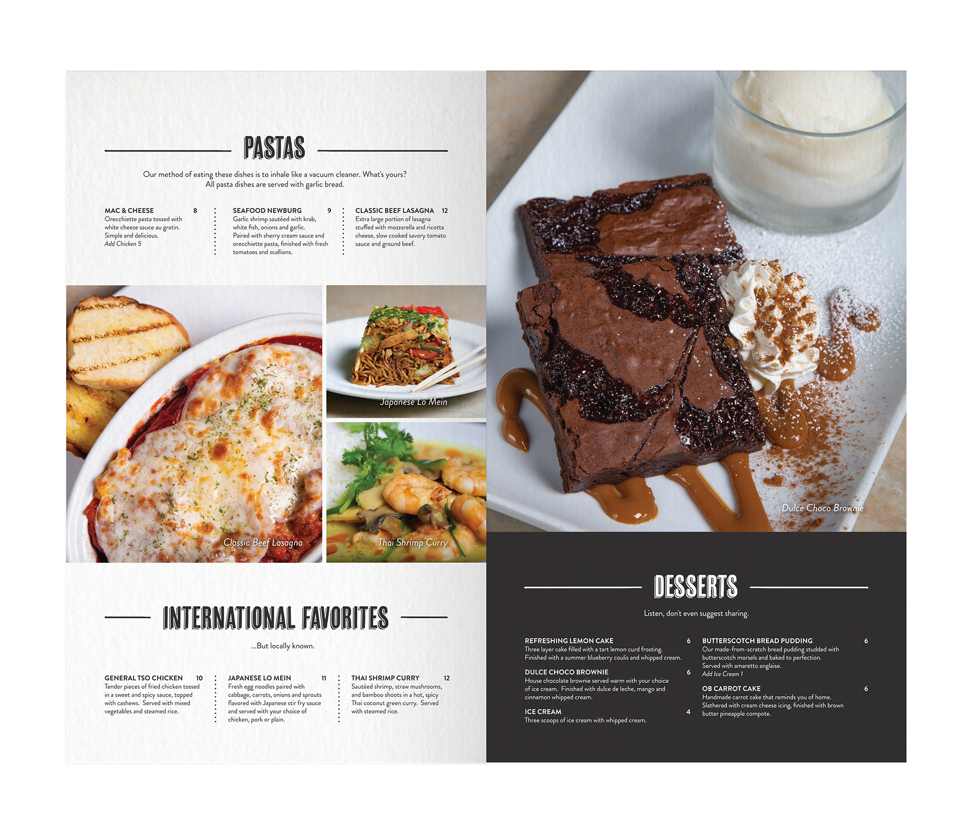 Catherine Phipps - MENU DESIGN