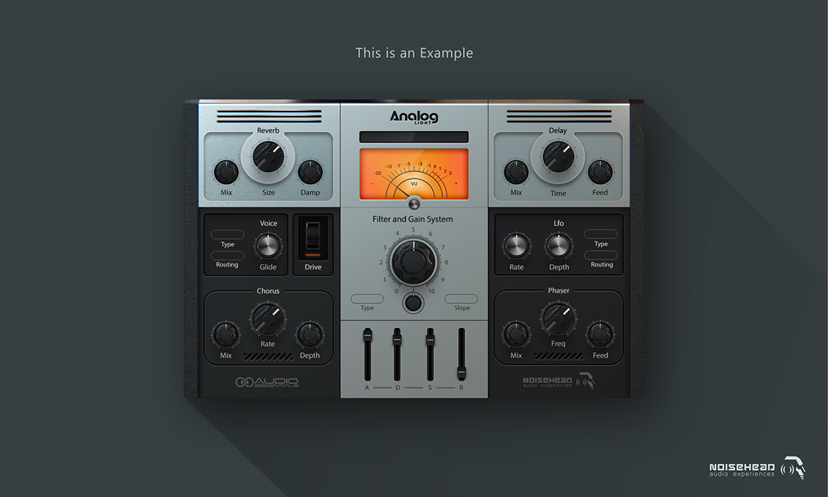 VST & Audio App Design // GUI Interface Design - 3D Knobs