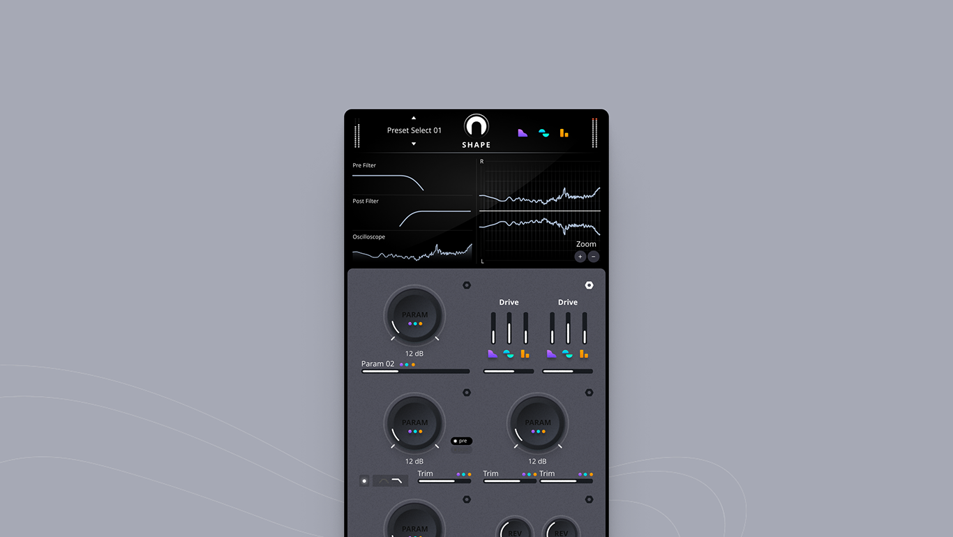 VST & Audio App Design // GUI Interface Design - 3D Knobs